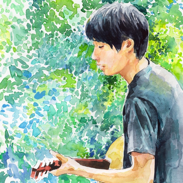 Printable Korean Bookmark, Korean Traditional Wind Chime Illustration ...