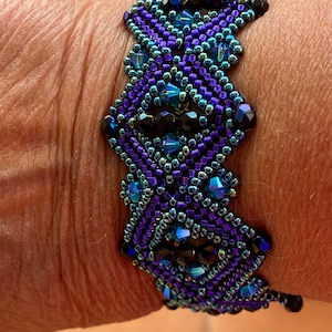 Peyote Beading Patterns Circular Peyote Stitch Super Duo | Etsy