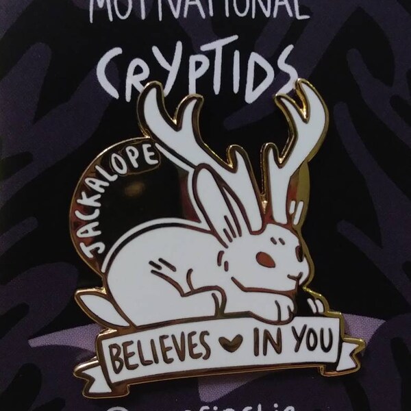 Motivational Cryptids V2 1.5" Hard Enamel Pins - Etsy