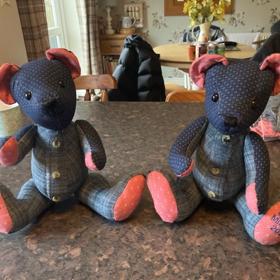 Personalised Memory Bear Handmade Jointed Traditional Style - Etsy UK