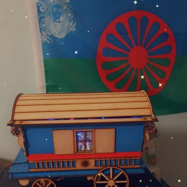 3D DIY MDF Model Kit Large Gypsy Caravan (vardo) - Scale Approx 1:12 - Etsy