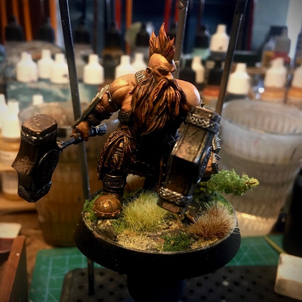 Colonel Thierry Du Lion D'argent Paladin Bust to Paint Dungeons Dragons ...