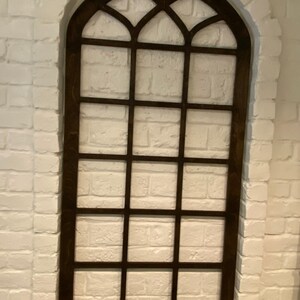 Half Arched Window Frame Farmhouse Frame Faux Arch Window - Etsy