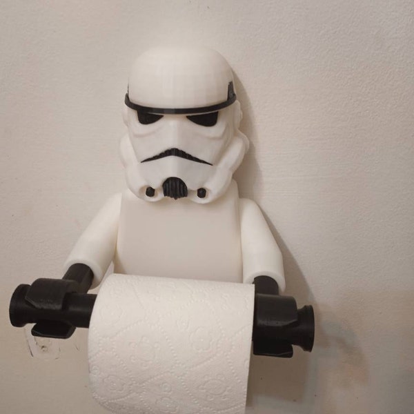 Star Wars Stormtrooper Toilet Paper Holder 3D Printed Star Wars Lover ...