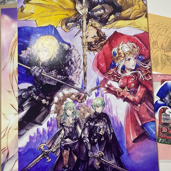 Fire Emblem Three Houses // FE3H // Blue Lions Print - Etsy