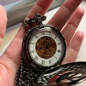 Time Lord Mechanical Pocket Watch Pocket Chain or Necklace - Etsy