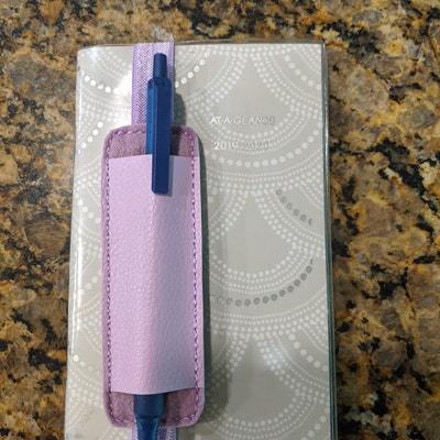 Pastel Mini Notebook Pen Holder, 4 Inch Pen Holder Planner Band, Pen ...