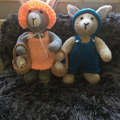 Elderberry Bunny PDF Knitting Pattern - Etsy