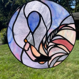 UFO Simple Stained Glass Pattern Pdf Digital File Stained - Etsy