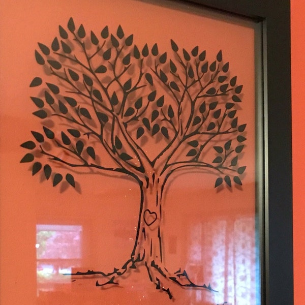 Wedding Guestbook or Family Tree SVG, DXF, EPS, Pdf, and Jpeg Cut Files ...
