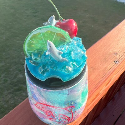 Tiny Dolphin Figurine Soft Plastic Animal for Diorama or Aquarium ...