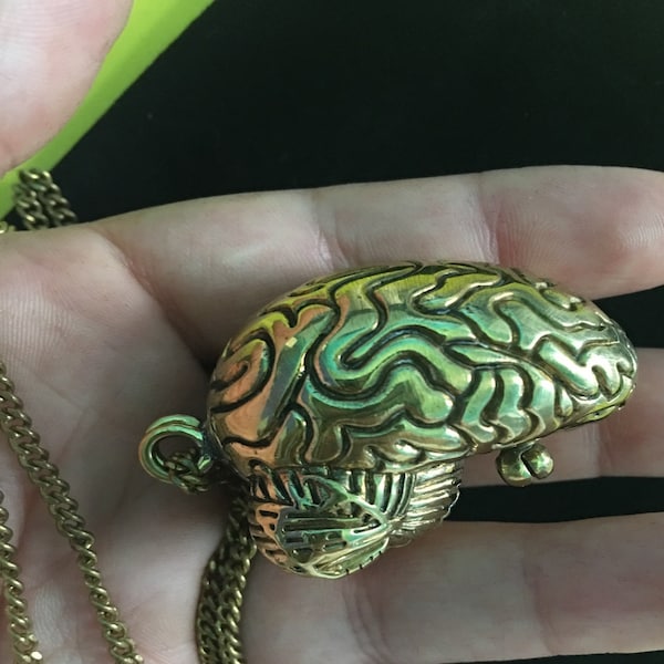 Brain Charm Necklace Original Design and Made by Defy - Handmade ...