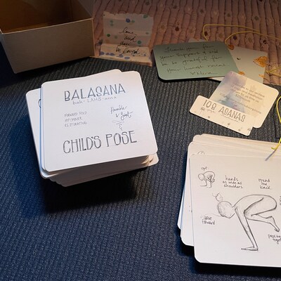 108 Asanas Flashcards Yoga Cards 108yogalove Align. Refine. Design ...