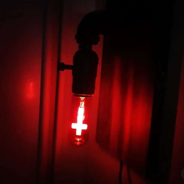 Crescent Moon and Snake Light Bulb Bundle | E27 Red Light Globe ...