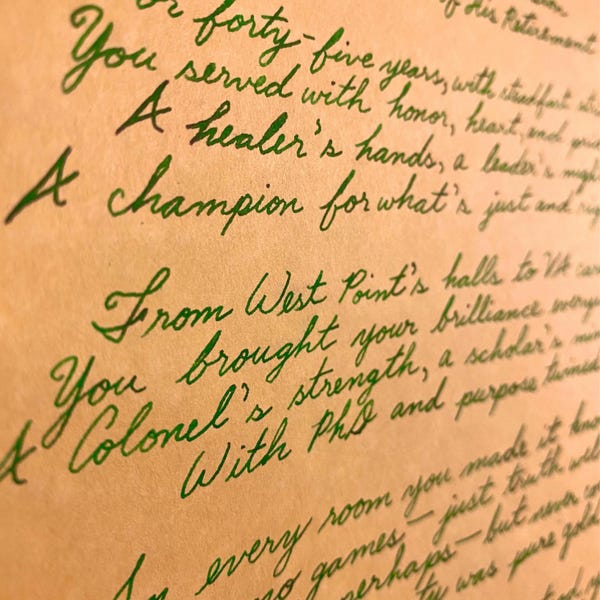 Custom Handwritten Letters, Prose, Poems, Wedding Vows, and More || Old ...