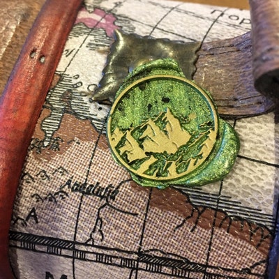 Wax Seal Stamp 1pcs Snow Mountain Metal Stamp / Wedding Wax Seal Stamp ...