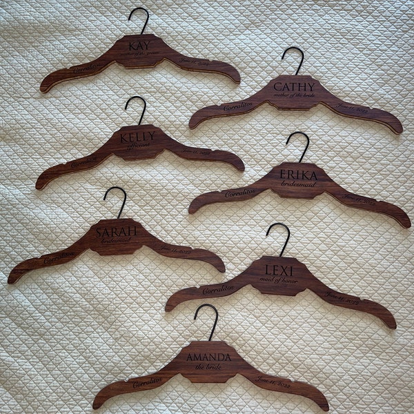 5 Shapes to Choose From | Personalized Wooden Hanger | the Woodwright ...