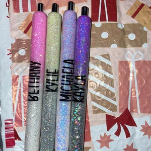 Glitter GEL Pens Inkjoy Gel Pens 0.7 Personalized Inkjoy Custom Epoxy ...