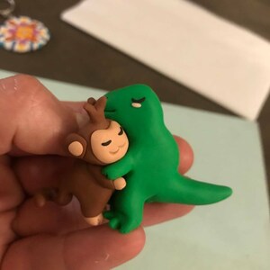 Miniature , Cute Little Polymer Clay Fimo Figurine Kawaii Style ...