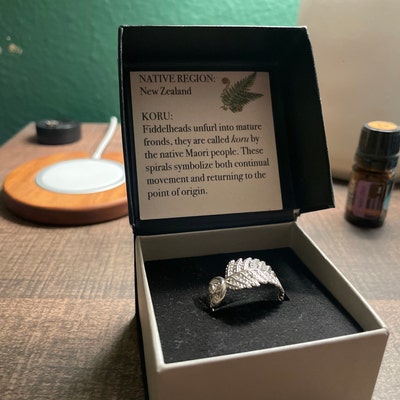 Hemlock Tree Branch Ring, Sterling Silver Ring, Branch Ring, Pine ...