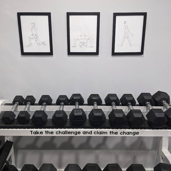 Gym Wall Art, Home Gym Poster, Home Gym Decor, Motivational Poster, Home Gym Art, Gym Poster ...