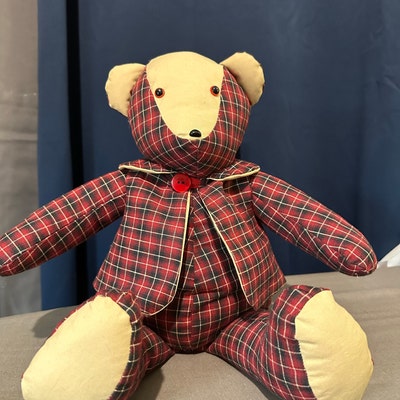 Simplicity A2115 Pattern Memory Bear Pattern Plush Sewing Pattern ...