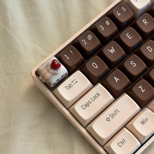 Cute Kirb Keycap | Handmade Artisan Keycap | Mechanical Keyboard Cherry ...