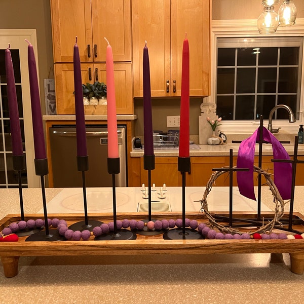 Catholic Liturgical Calendar Garland: Wool Felt, Movable Heart - Etsy