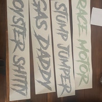 DILLIGAF Windshield Vinyl Decal Sticker D.I.L.L.I.G.A.F. Diesel Truck ...