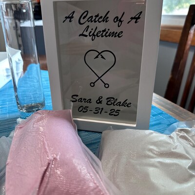 Personalized Wedding Sand Ceremony Shadow Box or Set, Unity Sand ...