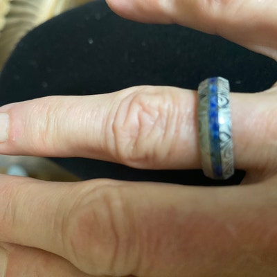 New Infinity His and Hers Tension Set Titanium Wedding Rings: - Etsy