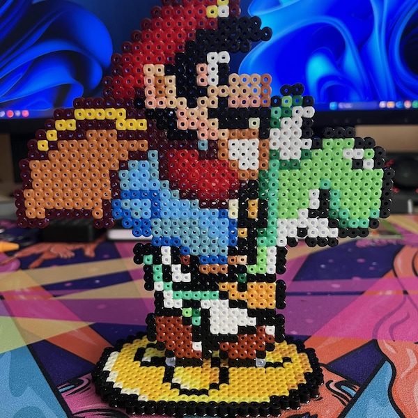 Sonic, Tails, Knuckles, Cream & Chao, Amy Rose Made of Iron Beads, Sega ...