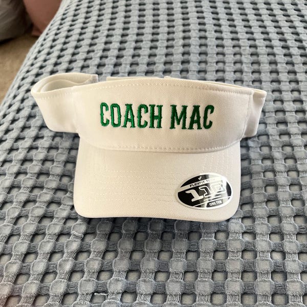 Custom Visor Embroidered Visor for Golfer Personalized Visor for Tennis ...