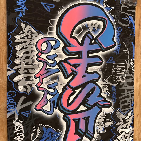 Graffiti Decal, Sticker Decal, Graffiti Wall, Graffiti Wall Kids, Gift ...