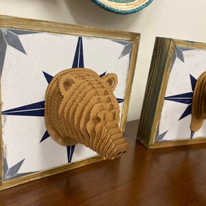 Cardboard Safari Billy Cardboard Bison Head - Etsy