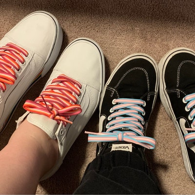 Non Binary Pride Stripe Laces 96 Inch STYLE Waxed Roller - Etsy