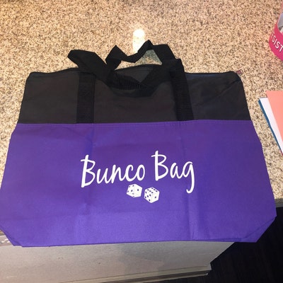 Basic Bunco Bag Budget Friendly Custom Printed Non-woven Zippered Tote ...