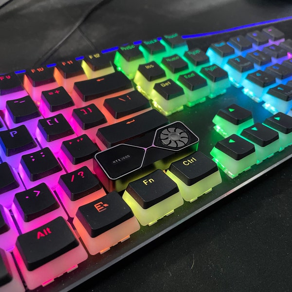 RTX3080 GPU Metal 2.75U 2.75X Keycap Cherry Mx Right Shift Keycaps ...