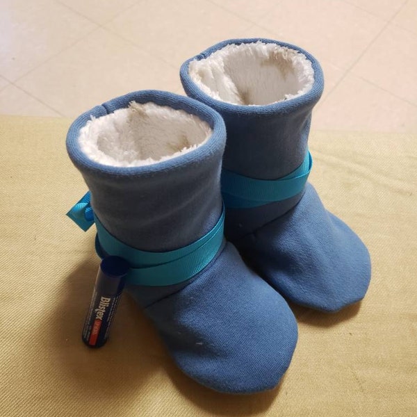 Baby Boots Sewing Pattern | Lined Soft Slippers, PDF Tutorial (digital ...