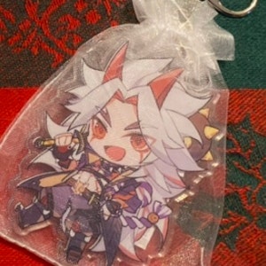 Bennett and Razor Keychains Genshin Impact Arcylic Charms - Etsy