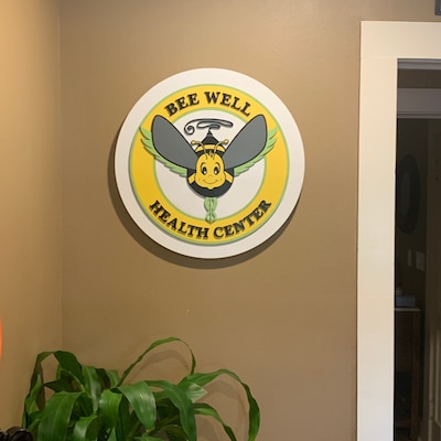 Wellness Center Sign, Spa Logo Sign, Wellness Center Window Sign ...