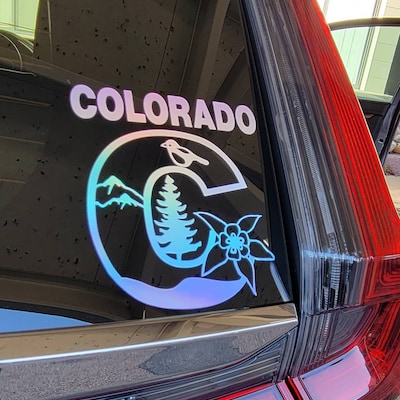 Colorado Native Vinyl Car Window or Computer Cutout Sticker - Etsy