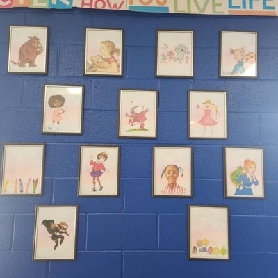 Book Character Posters Classroom Posters Classroom Decor - Etsy