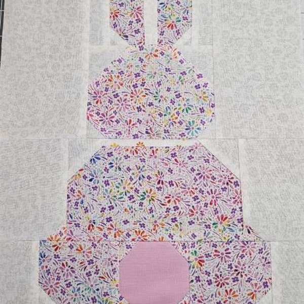 Bunny Rabbit Quilt Pattern | Country Bunnies Quilt Pattern PDF | the ...