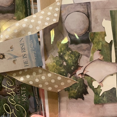 Printable Easter Tag, Religious Easter Tag, He is Risen Tag, Jesus ...