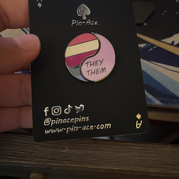 Progress Pride Bar Pin Subtle LGBT Accessory Minimalist Enamel Badge ...