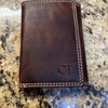 AG Wallets Personalized Mens Handmade Vintage Distressed Leather ...