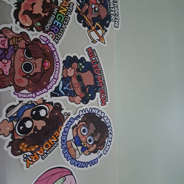 Bachelors Stardew Valley Inspired Stickers Ft. Shane, Sebastian, Harvey ...