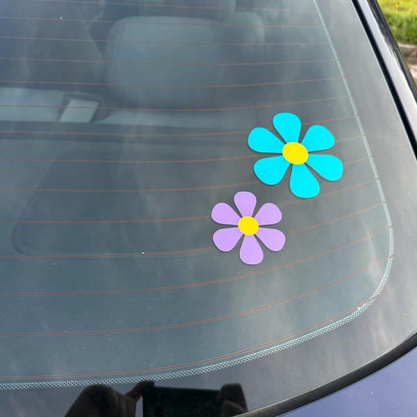 Daisy Vinyl Decal Daisy Decal Daisy Car Decal Hippie Car Decal Flower ...