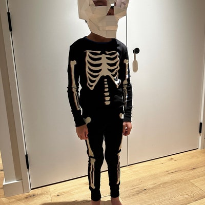 DIY Skull Mask, Low Poly Paper Craft Template, Printable Skull Mask ...